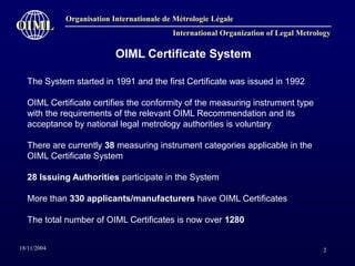 11 szilvassy oiml | PPT