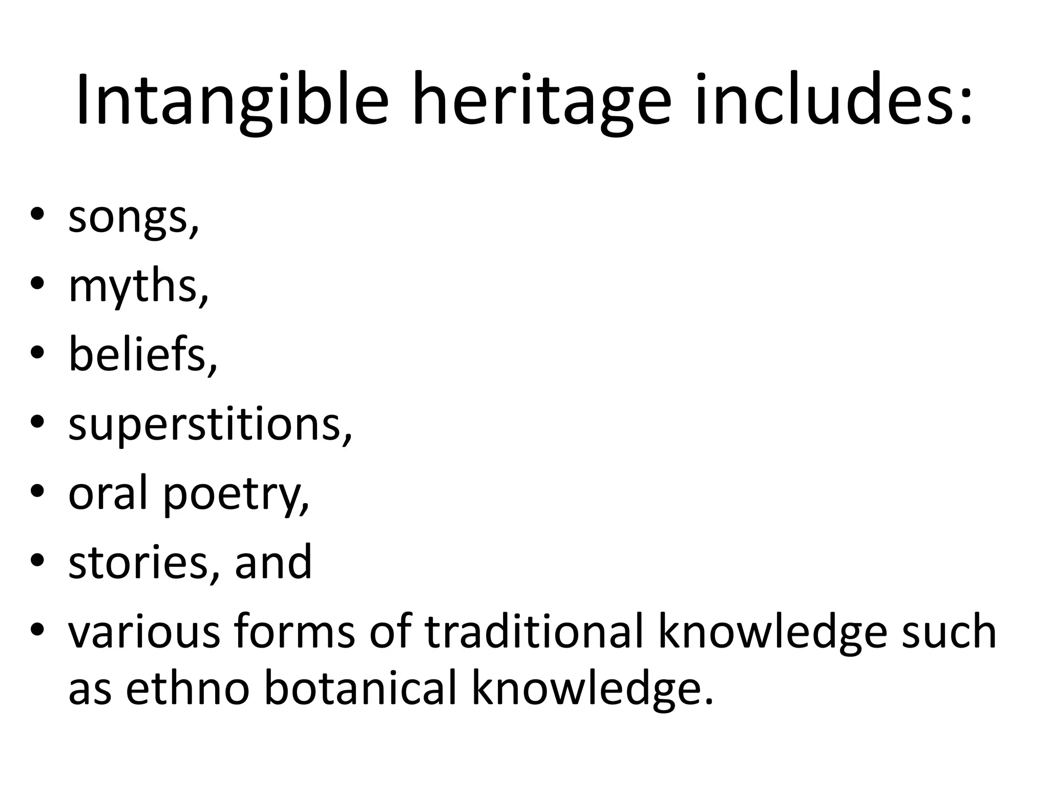 11 tangible and intangible heritage | PPTX