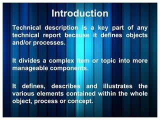 11 technical descriptions | PPT