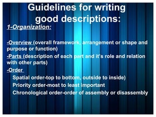 11 technical descriptions | PPT