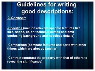 11 technical descriptions | PPT