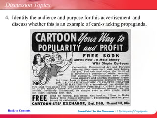 Card Stacking Propaganda Advertising Examples