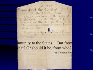 11th Amendment | PPT