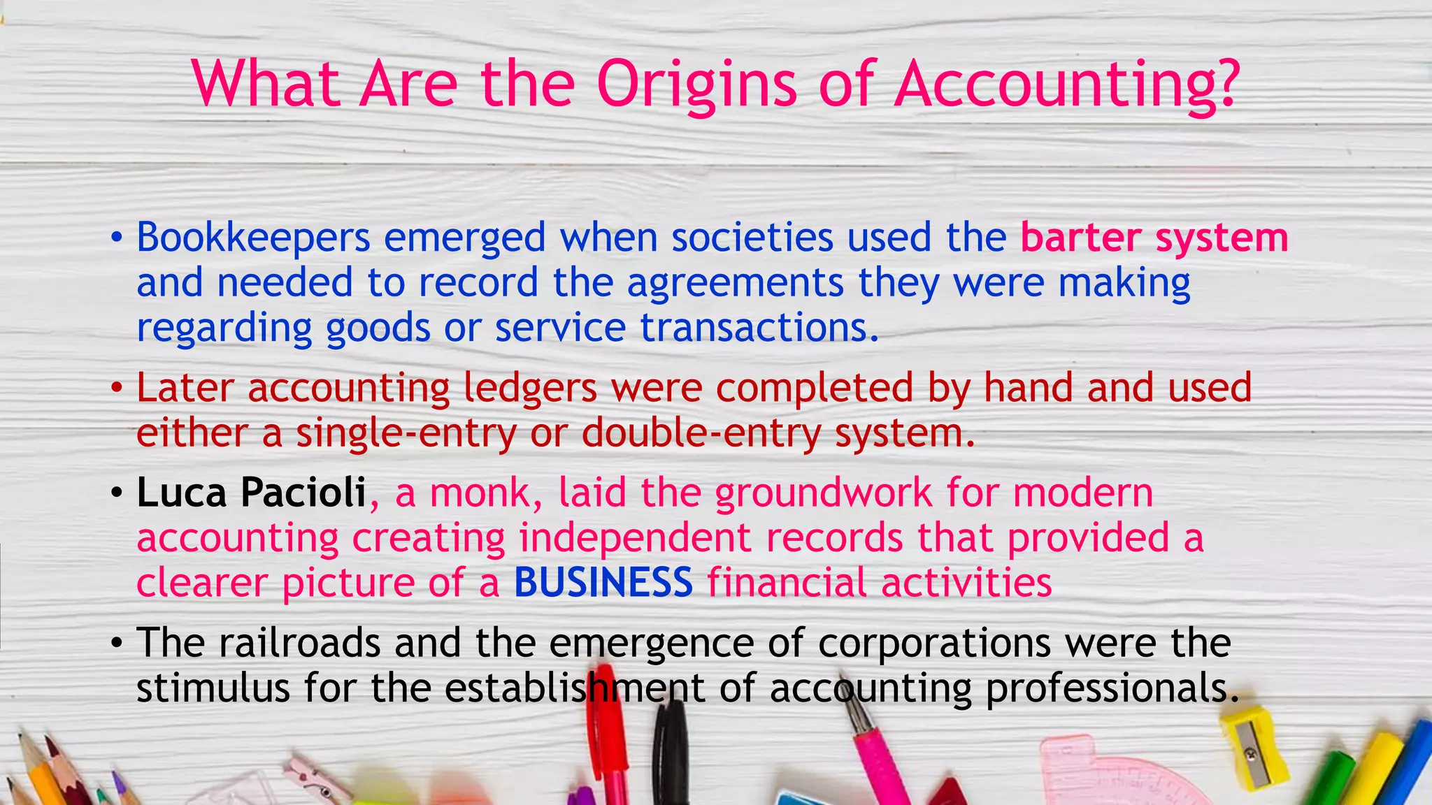 HISTORY & DEVELOPMENT OF FINANCIAL ACCOUNTING | PDF
