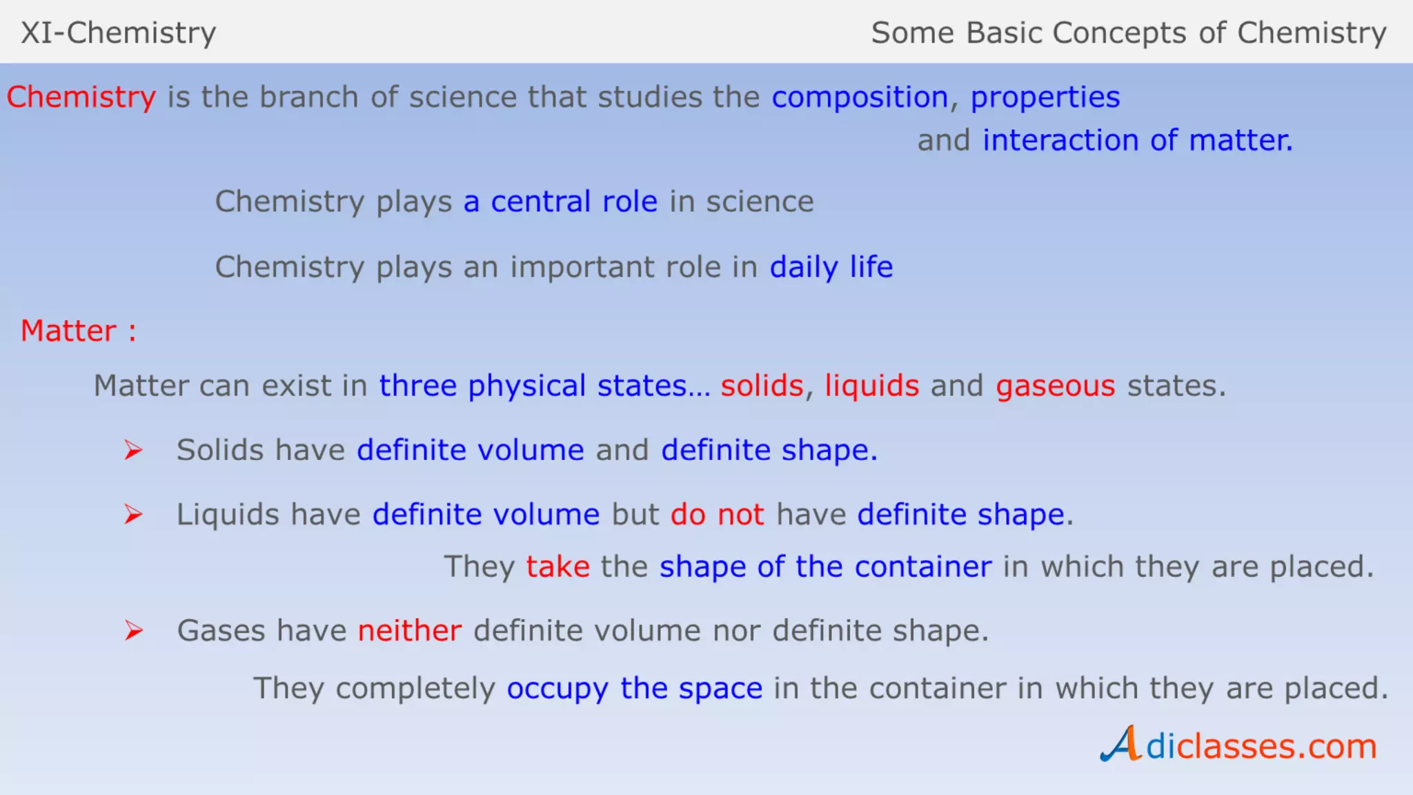 11th chemistry-some-basic-concept-of-chemistry for NEET & IITJEE -adi ...