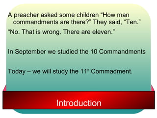 11th commandment | PPT