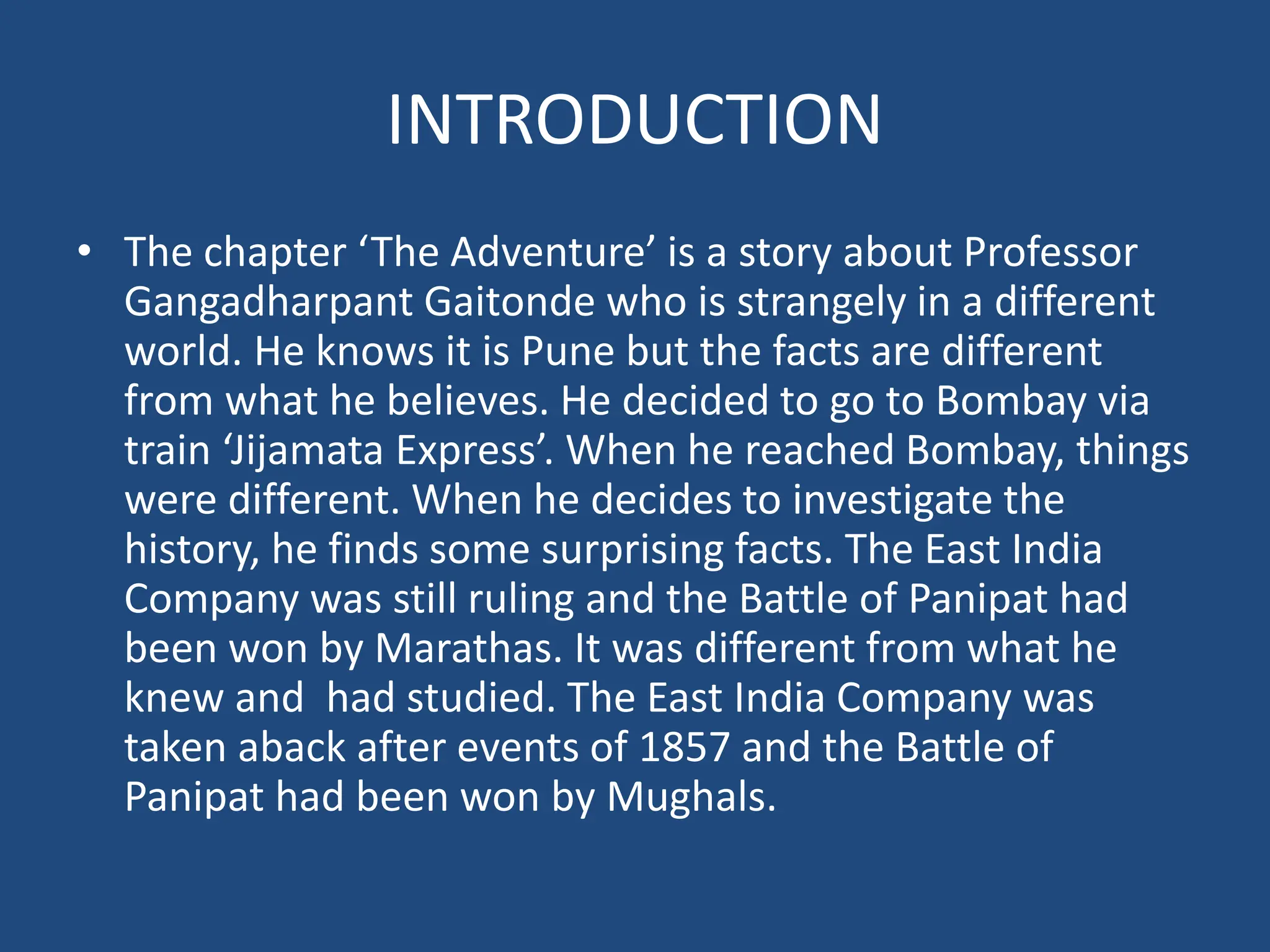 11 THE ADVENTURE'.pptx