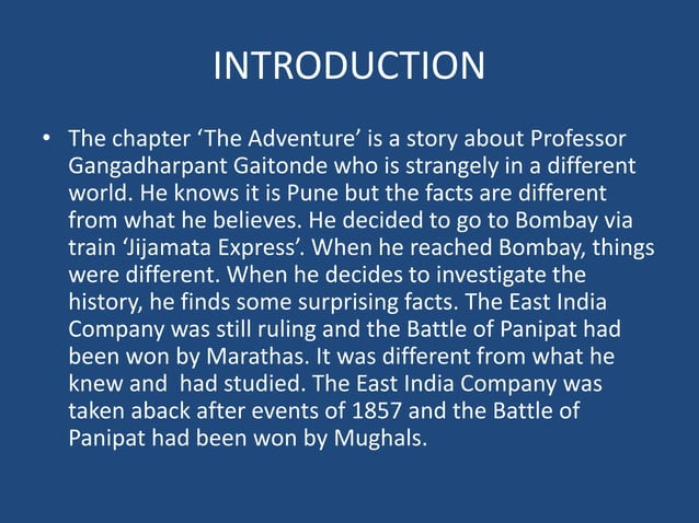 11 THE ADVENTURE'.pptx