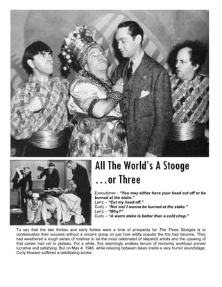 11) The Hollywood Art The Legacy Of The Three Stooges | PDF