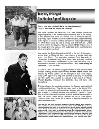 11) The Hollywood Art The Legacy Of The Three Stooges | PDF