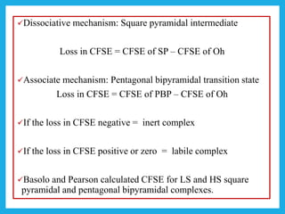 Thermodynamic and kinetic stability, Part 2, kinetic stability.pptx
