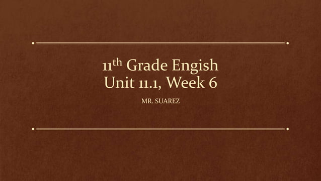 11th grade engish tri color essay | PPT