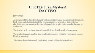 11th grade english unit 11.4 week one | PPTX