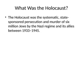 11th_Grade_Holocaust_PowerPoint for NC standard | PPTX