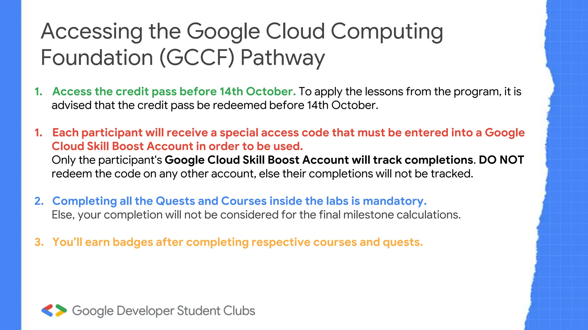 Google Cloud Study Jams Kickoff Session | PPTX