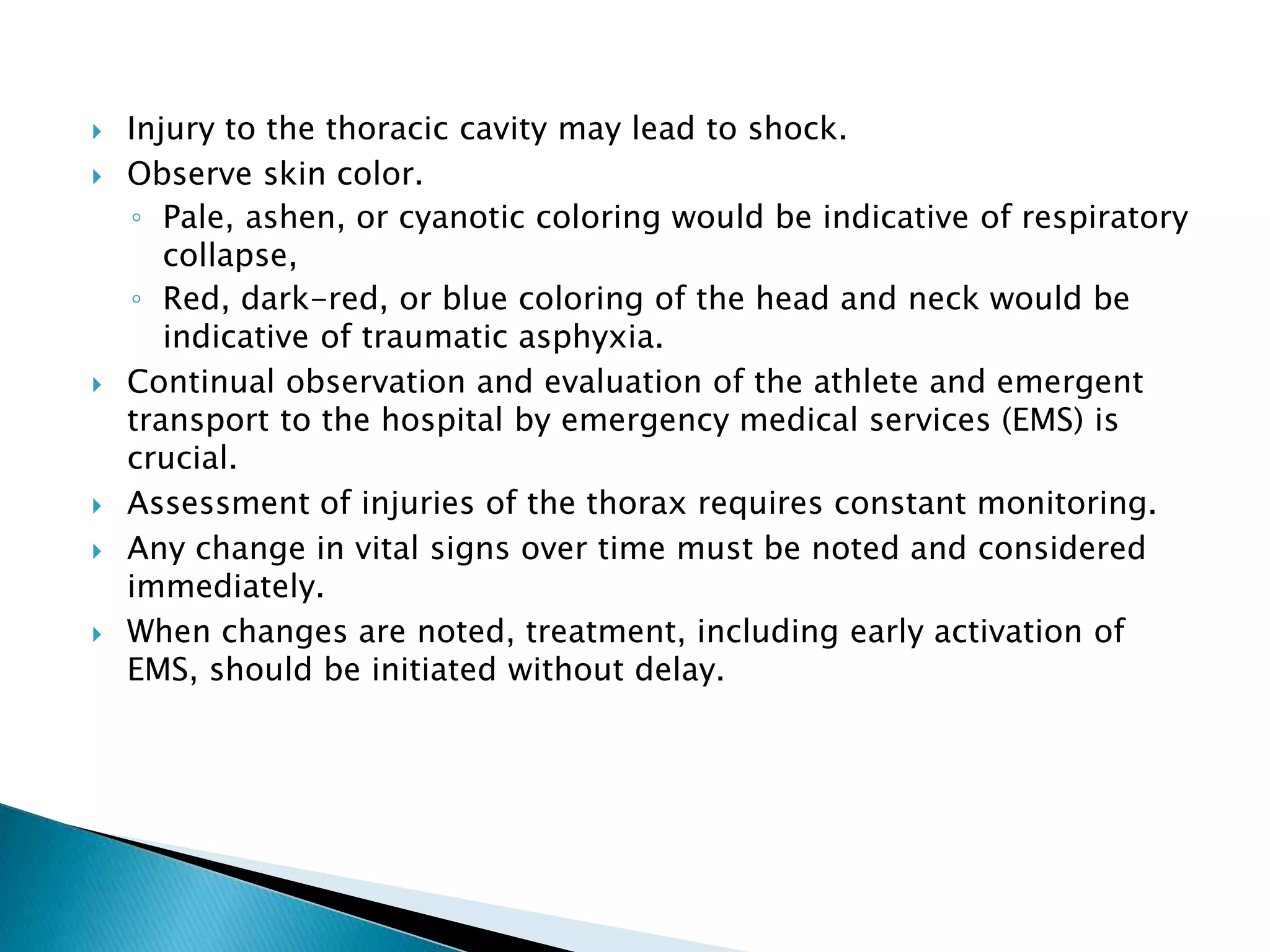 Chapter 11 Thoracic Injuries | PPTX