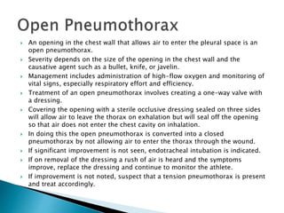 Chapter 11 Thoracic Injuries | PPTX