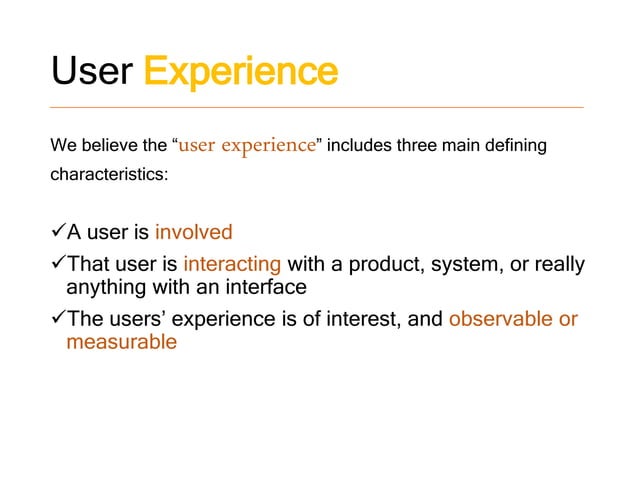 Measuring User Experience | PPT