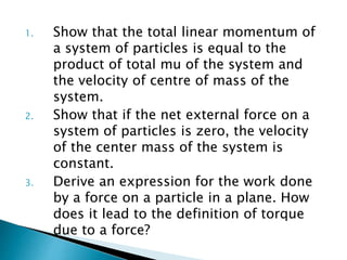 11th science physics chapter 7 | PPTX