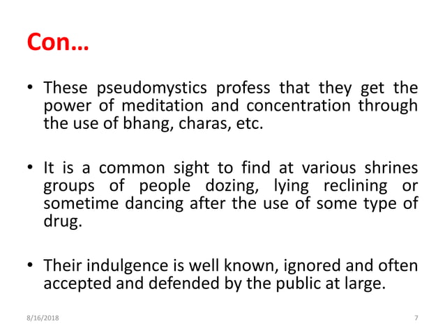 Etiology of drug addiction and Patterns of drug use | PPT