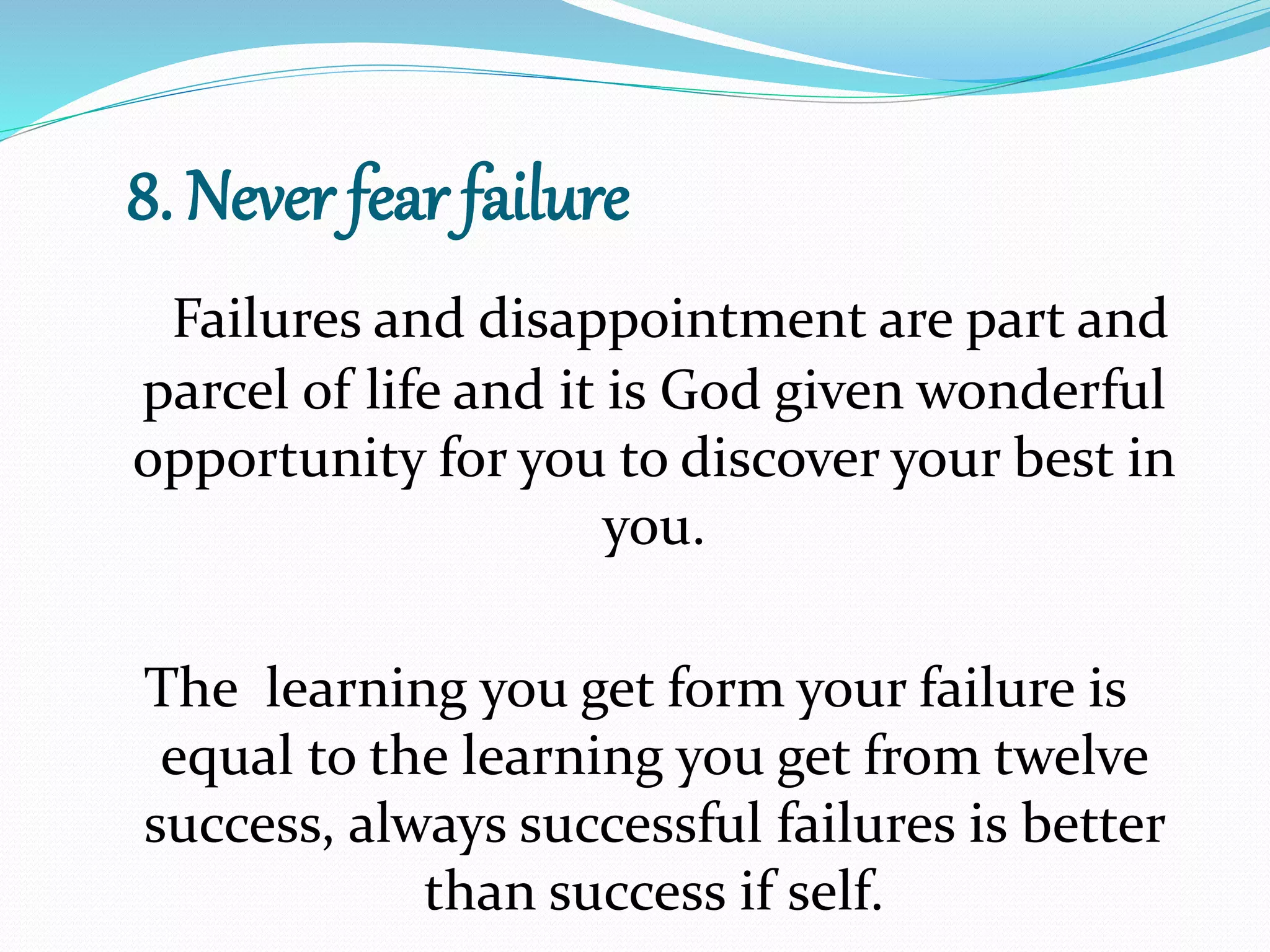 11 tips to be successful ! | PPTX