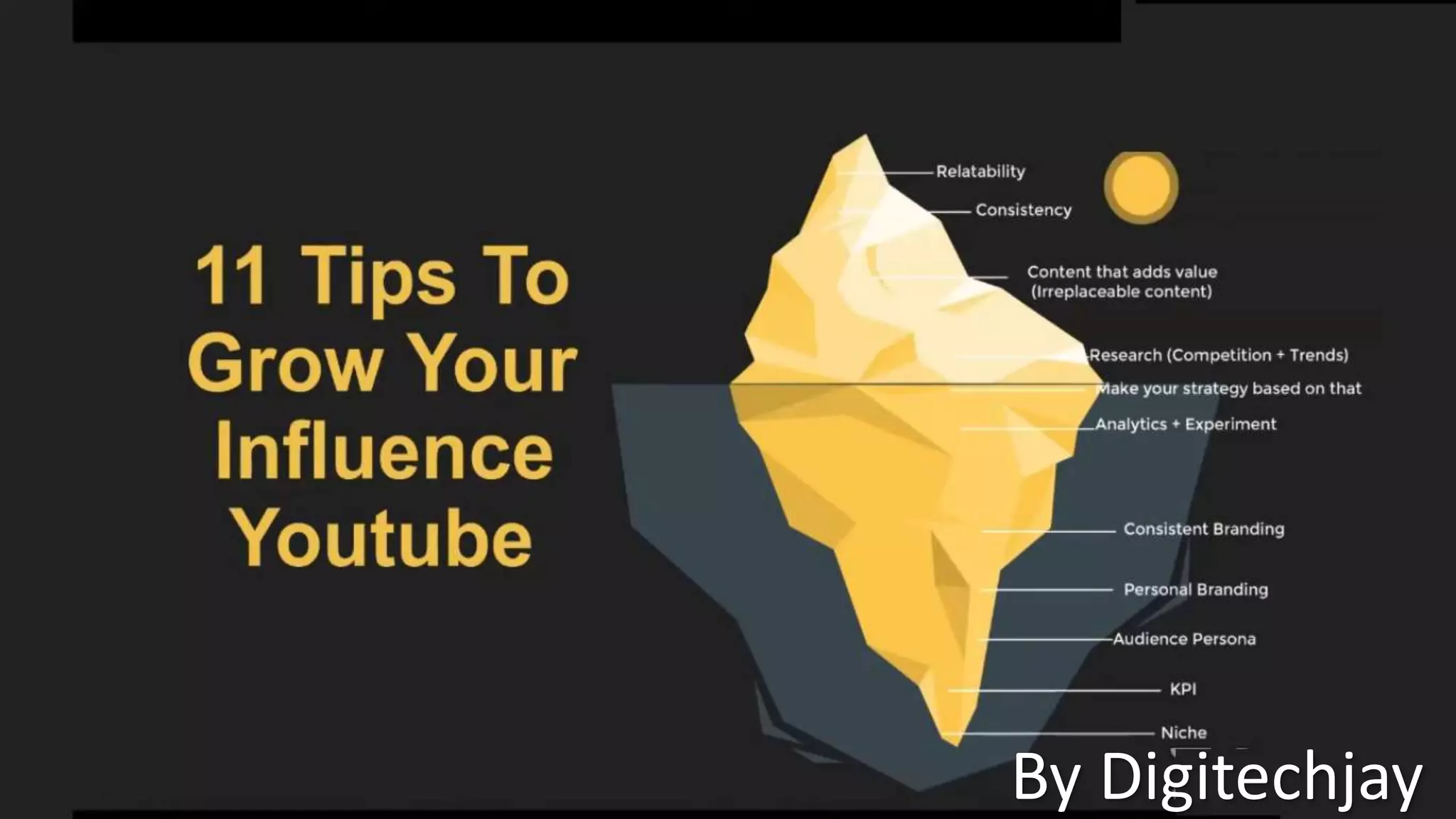 11 best tips to grow your influence youtube | PPT