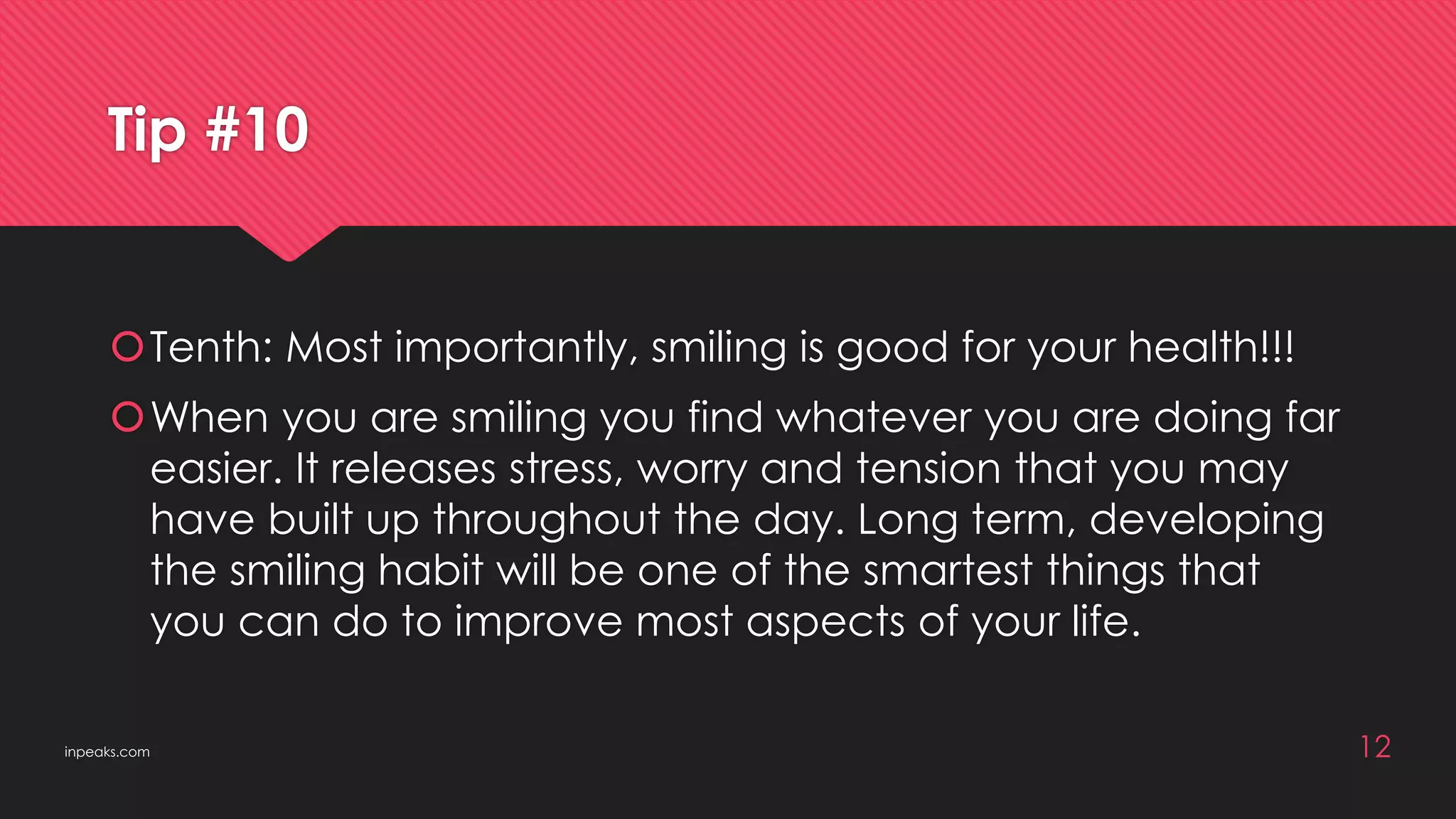 11 tips to make you smile | PDF