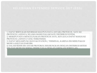 Jaringan Wireless Mode ESS | PPTX