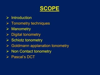 Tonometry | PPT