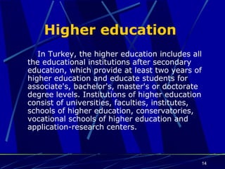 11 turkish educational system | PPT