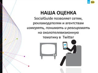 Можливості для ТБ в twitter | PPT