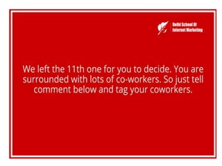 11 types of coworkers | PPTX