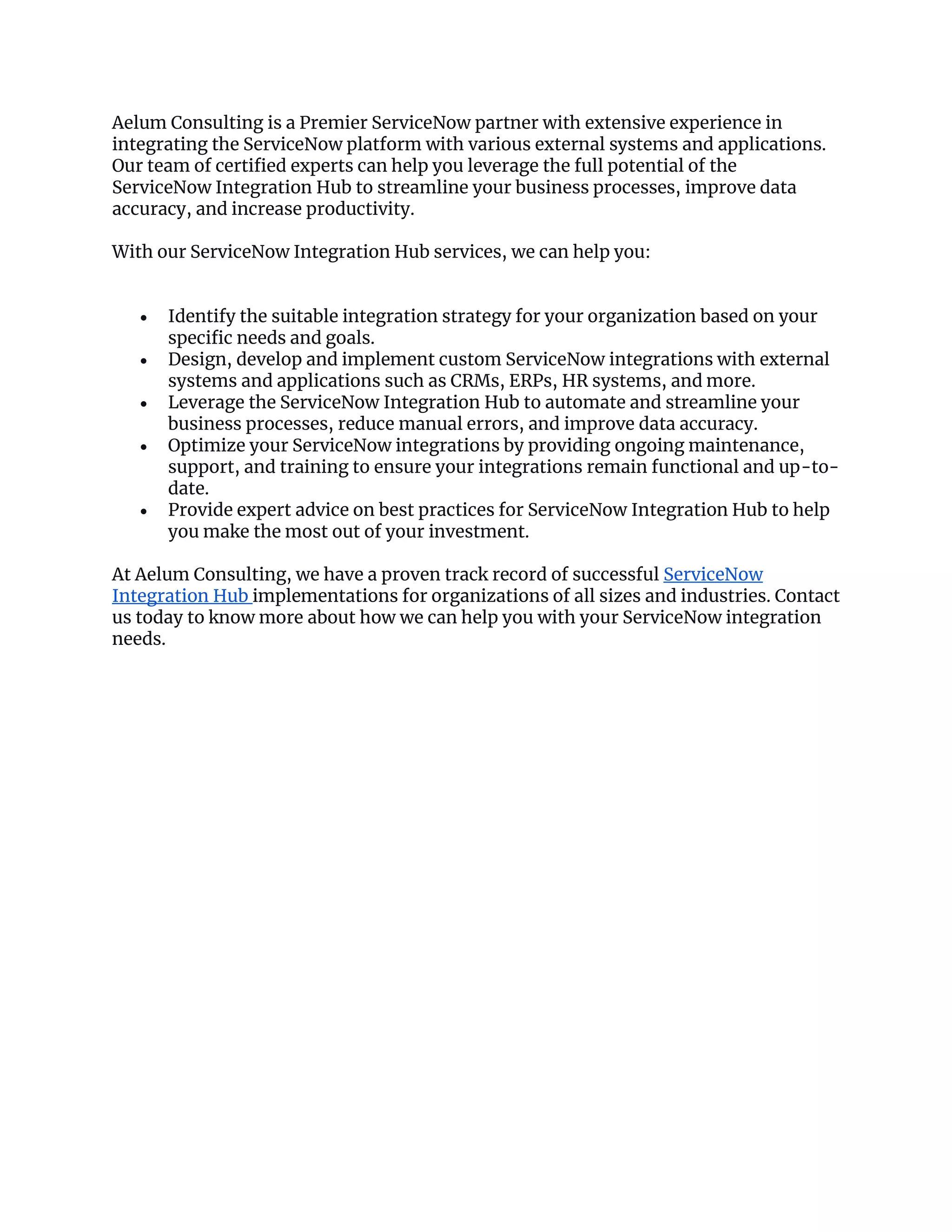 11 Types Of Servicenow Integrations To Enhance Your Organizational
