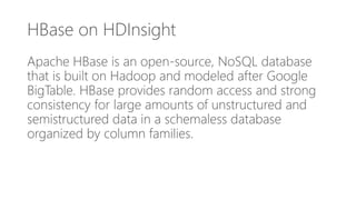 Using Machine Learning with HDInsight | PPT
