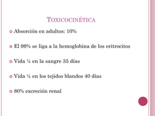 Agua blanca del Códex y litargirio, como fuentes de intoxicación con ...