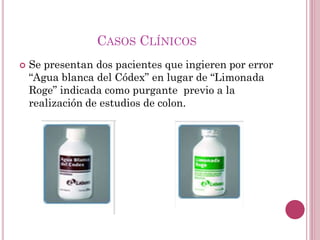 Agua blanca del Códex y litargirio, como fuentes de intoxicación con ...