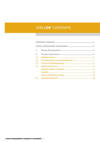 Waste Management Capability | PDF
