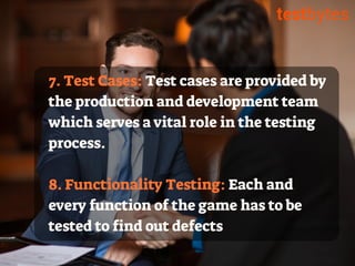 11 ways you can find bugs in game testing | PPT