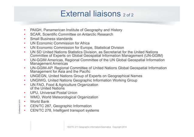 ISO/TC 211 - Geodetic Reference Frame and Coordinate System Standards | PDF