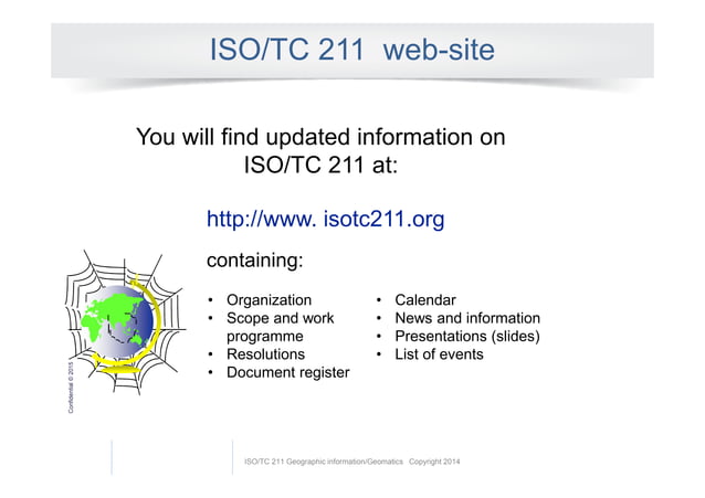 ISO/TC 211 - Geodetic Reference Frame and Coordinate System Standards | PDF
