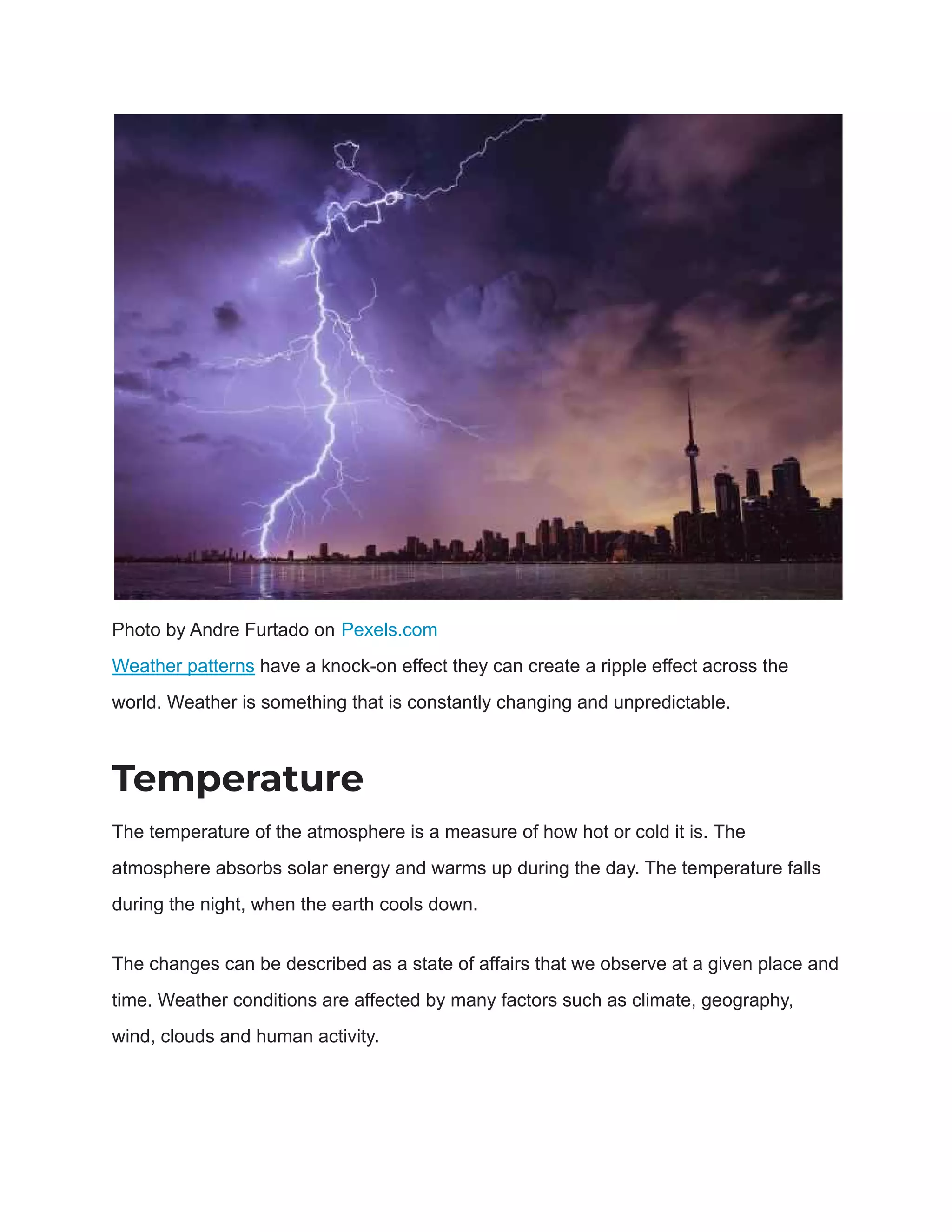 11 What causes weather changes and how we can stop damaging the earth ...