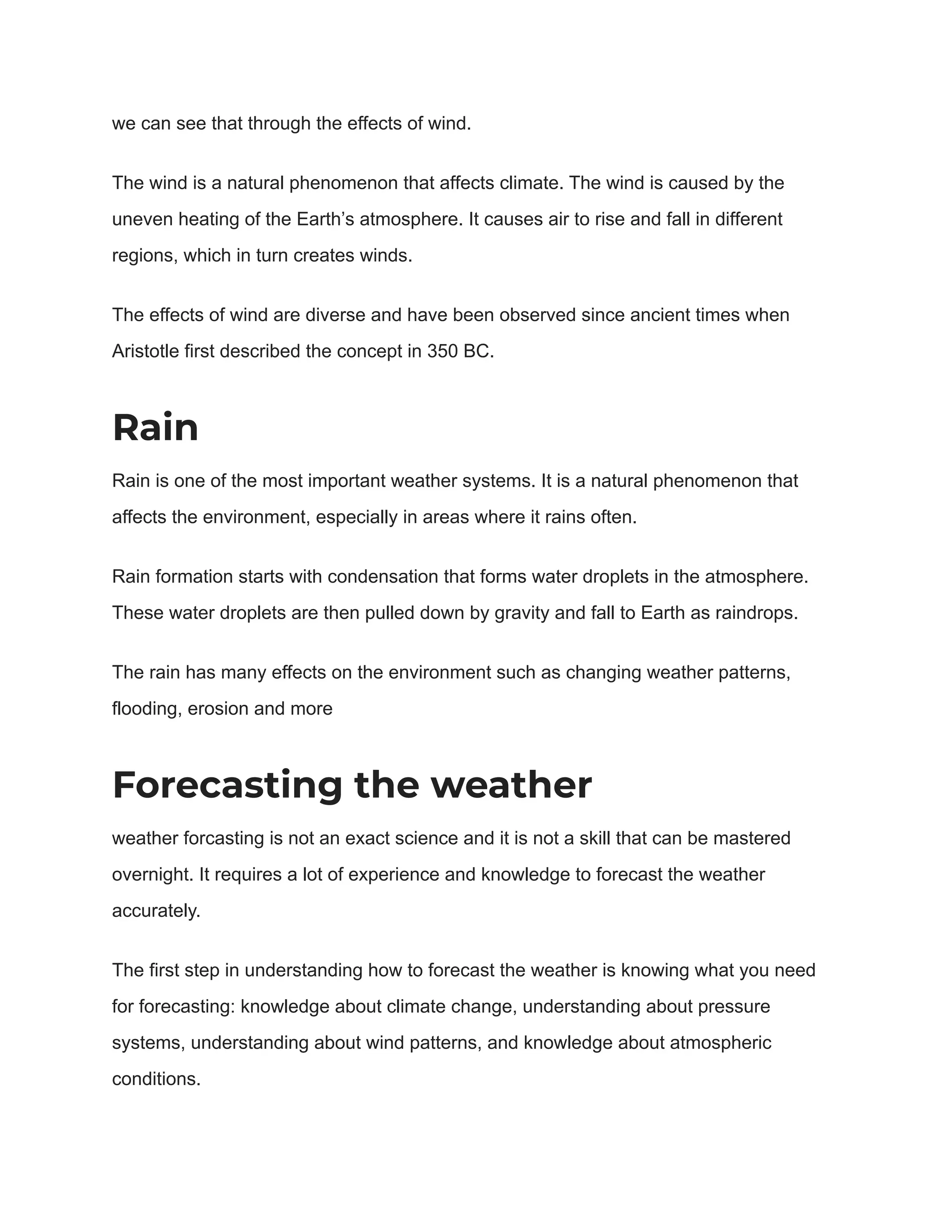 11 What causes weather changes and how we can stop damaging the earth ...