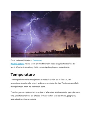 11 What causes weather changes and how we can stop damaging the earth ...