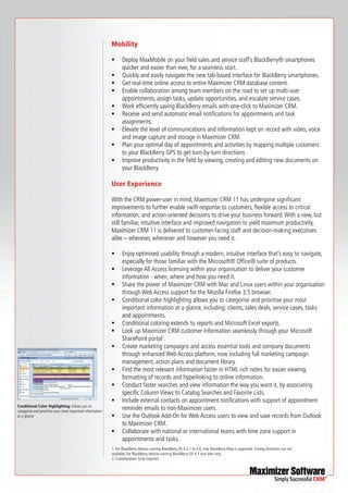 What's New in Maximizer CRM 11? | PDF