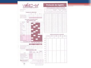 11 WISC-IV, interpretación del la prueba wisc | PDF
