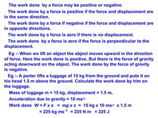 class 9 chapter 11 work and energy very helpful presentation | PPT