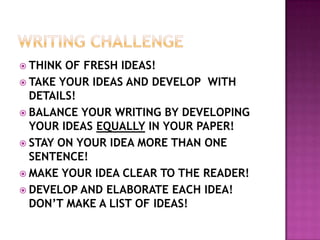 11 writing pp elaboration examples | PPTX