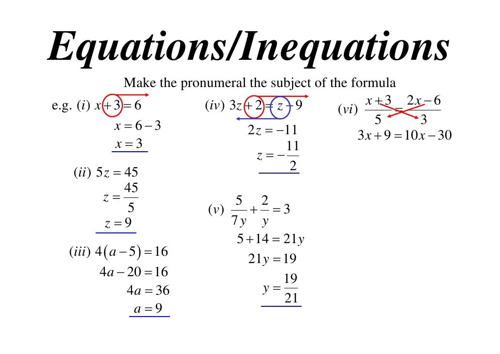 11 X1 T01 06 equations and inequations (2010)