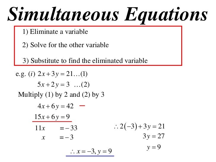 11 X1 T01 08 Simultaneous Equations (2010)