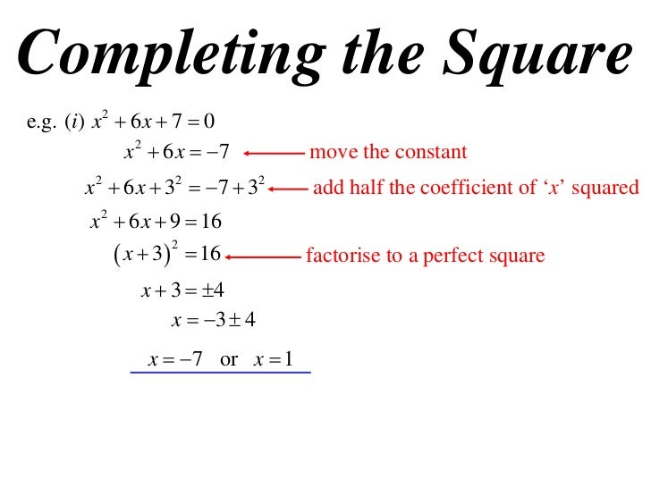 11 X1 T01 09 Completing The Square (2010)